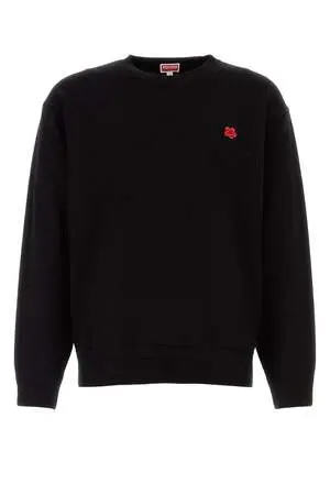 Kenzo Wool Sweater With Boke Flower Appliqu
