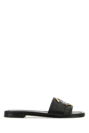 Moncler Leather Bell Slippers