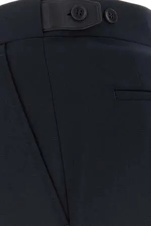 Brioni Wool Tailored Trousers With Adjustable Straps