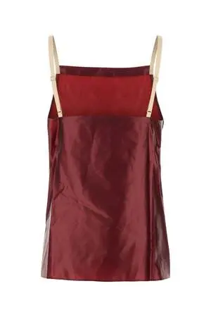 Carven Sleeveless Polyester Blend Top