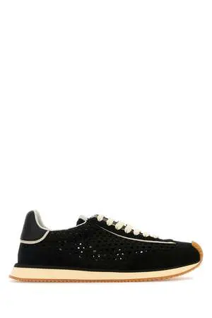 Dolce & Gabbana Fabric Sneakers - Black