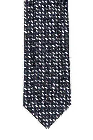 Brioni Embroidered Silk Neck Tie