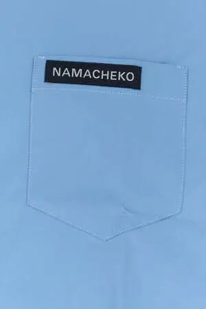 NAMACHEKO Cerulean Poplin Guardia Shirt