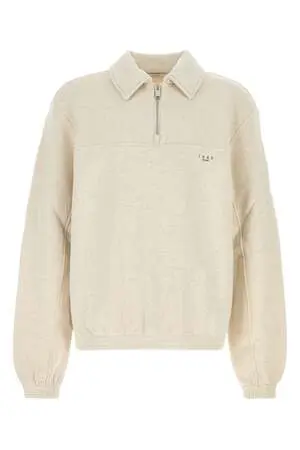 1989 STUDIO Melange Sand Cotton Sweatshirt - Light Brown