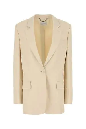 Stella McCartney Ivory Viscose Blend Blazer - White