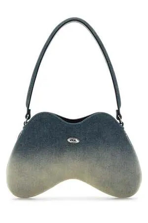 DIESEL® Denim Double-d Shoulder Bag - Blue
