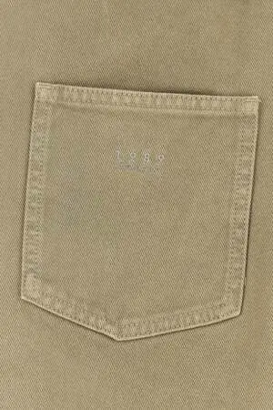 1989 STUDIO Army Denim Oversize Shirt - Green