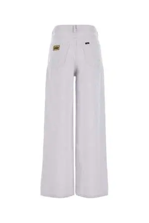 LOIS Lilac Linen Wide-leg Trousers