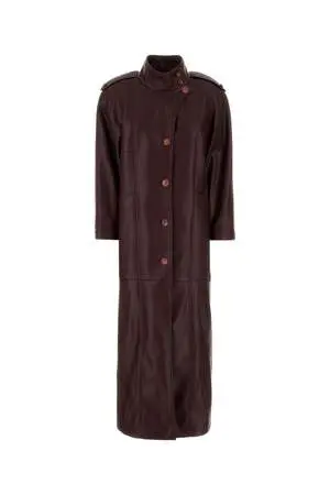 LE SULLY STUDIO Long Synthetic Leather Coat
