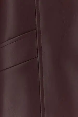 LE SULLY STUDIO Long Synthetic Leather Coat