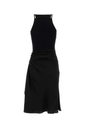 Givenchy Stretch Cotton Dress With Logo Embroidery And 4g Metal Detail