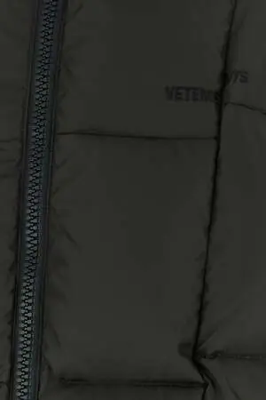 Vetements Quilted Down Jacket - Brown