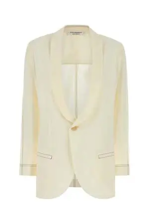 Philosophy Di Lorenzo Serafini Ivory Polyester Blend Blazer - White