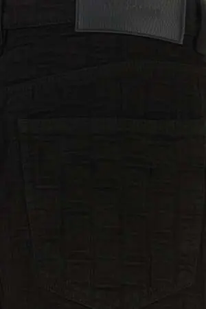 FERRAGAMO Monogram Cotton Trousers