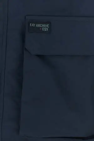 FAY Nylon Windbreaker With Contrasting Logo
