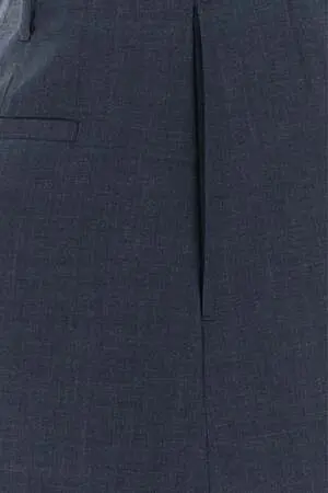Givenchy Navy Wool Shorts - Blue