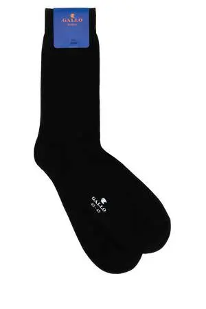 GALLO Stretch Cotton Blend Socks With Contrasting Logo