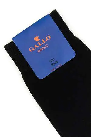 GALLO Stretch Cotton Blend Socks With Contrasting Logo
