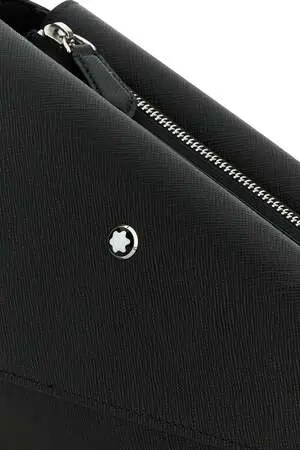 Montblanc Grained Leather Crossbody Bag
