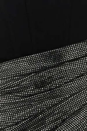 Giuseppe Di Morabito Viscose Mini Dress With Rhinestone Embellishment