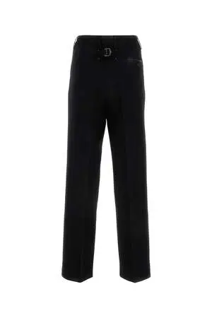 MAISON MARGIELA Wool Trousers With Contrast Stitching