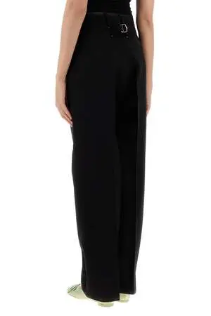 MAISON MARGIELA Wool Trousers With Contrast Stitching