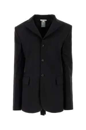 NENSI DOJAKA Stretch Wool Blazer - Black