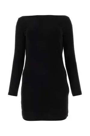 Dsquared2 Viscose Mini Dress With Jewel Embellishment