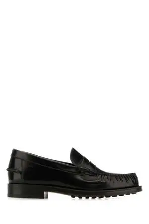 TOD'S Leather Loafers - Black