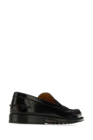 TOD'S Leather Loafers - Black