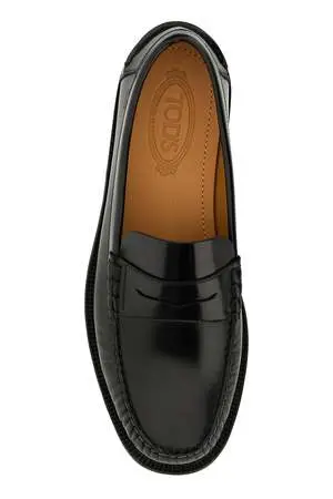 TOD'S Leather Loafers - Black