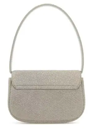 DIESEL® 1dr Shoulder Bag In Light Leather - Grey