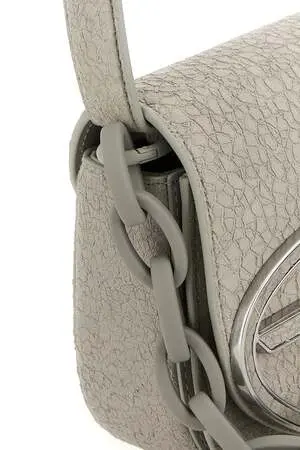 DIESEL® 1dr Shoulder Bag In Light Leather - Grey