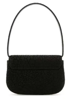 DIESEL® Leather 1dr Shoulder Bag - Black
