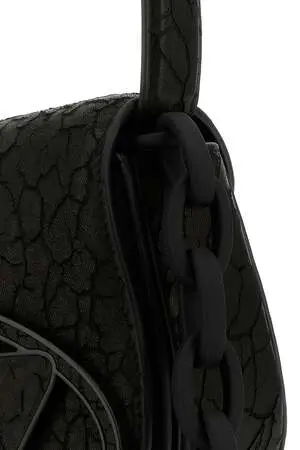 DIESEL® Leather 1dr Shoulder Bag - Black