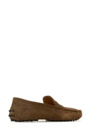 TOD'S Suede Loafers - Brown