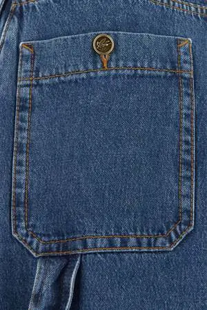 Etro Denim Jeans With Embroidered Detailing - Blue