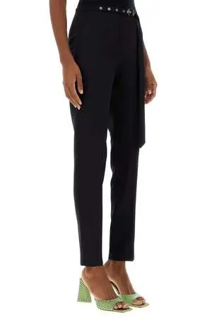 Attico Jersey Cut-out Belted Pants