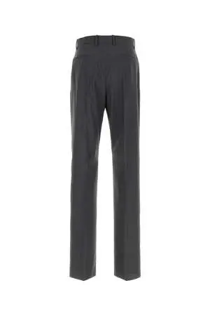 JIL SANDER Pure Virgin Wool Tailored Trousers - Grey