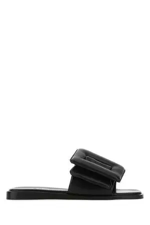 Boyy Padded Leather Slippers