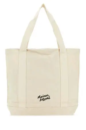 Maison Kitsuné Canvas Fox Head Shopping Bag