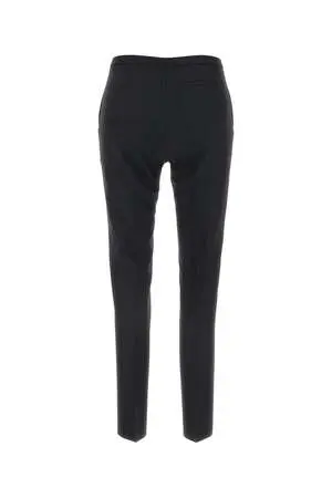 Philosophy Di Lorenzo Serafini Dark Stretch Polyester Blend Trousers