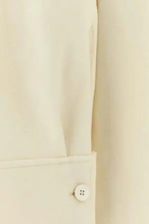 JIL SANDER Wool Blend High Neck Blouse