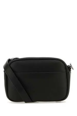 COURREGES Réédition Leather Shoulder Bag With Contrasting Logo