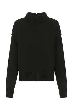 JIL SANDER Oversize Cashmere Blend Funnel Neck Sweater