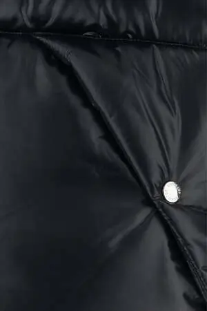 Khrisjoy Sleeveless Shiny Nylon Down Jacket With Drawstring Hem