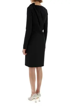 JW Anderson Stretch Polyester Blend V-neck Dress