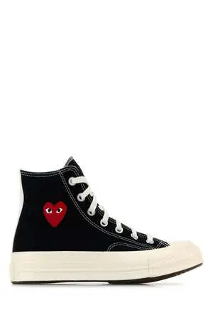 Play Comme Des Garcon X Converse Canvas High-top Sneakers