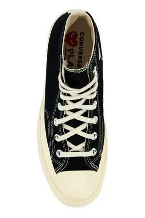 Play Comme Des Garcon X Converse Canvas High-top Sneakers