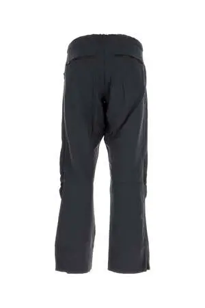GR10K Graphite Wool Pants With Side Zips